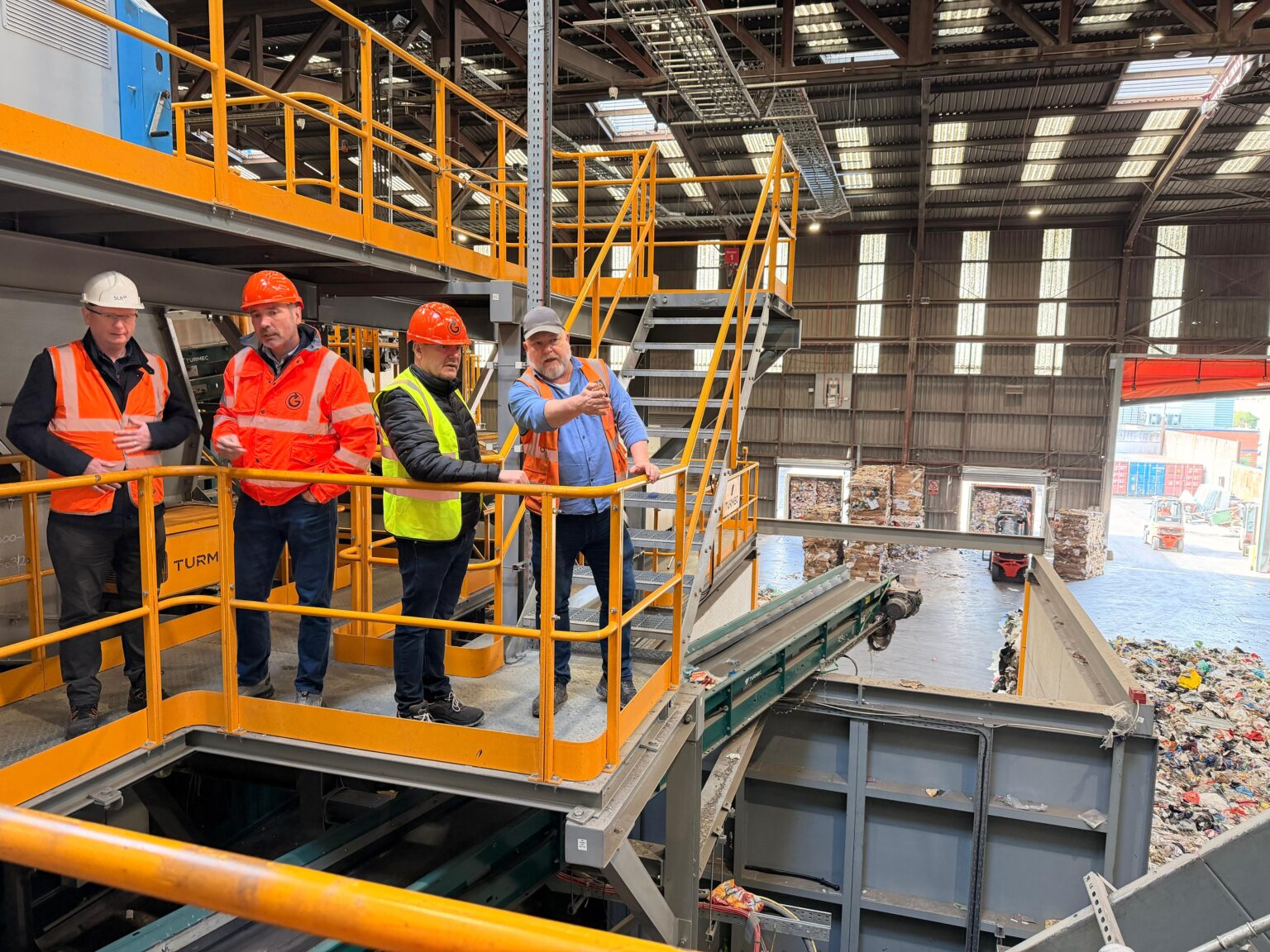 A Productive Day at the MRF with Deputy Mark Ward - Greyhound Recycling